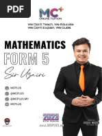 Form 5 Maths MR Uzairi 24.02.2025 | PDF | Insurance | Financial Services