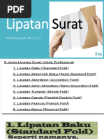 Macam-Macam Lipatan Surat Resmi | PDF | Griya & Taman