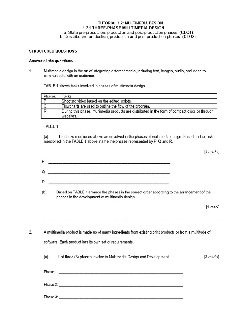 Multimedia Design Phases Explained | PDF