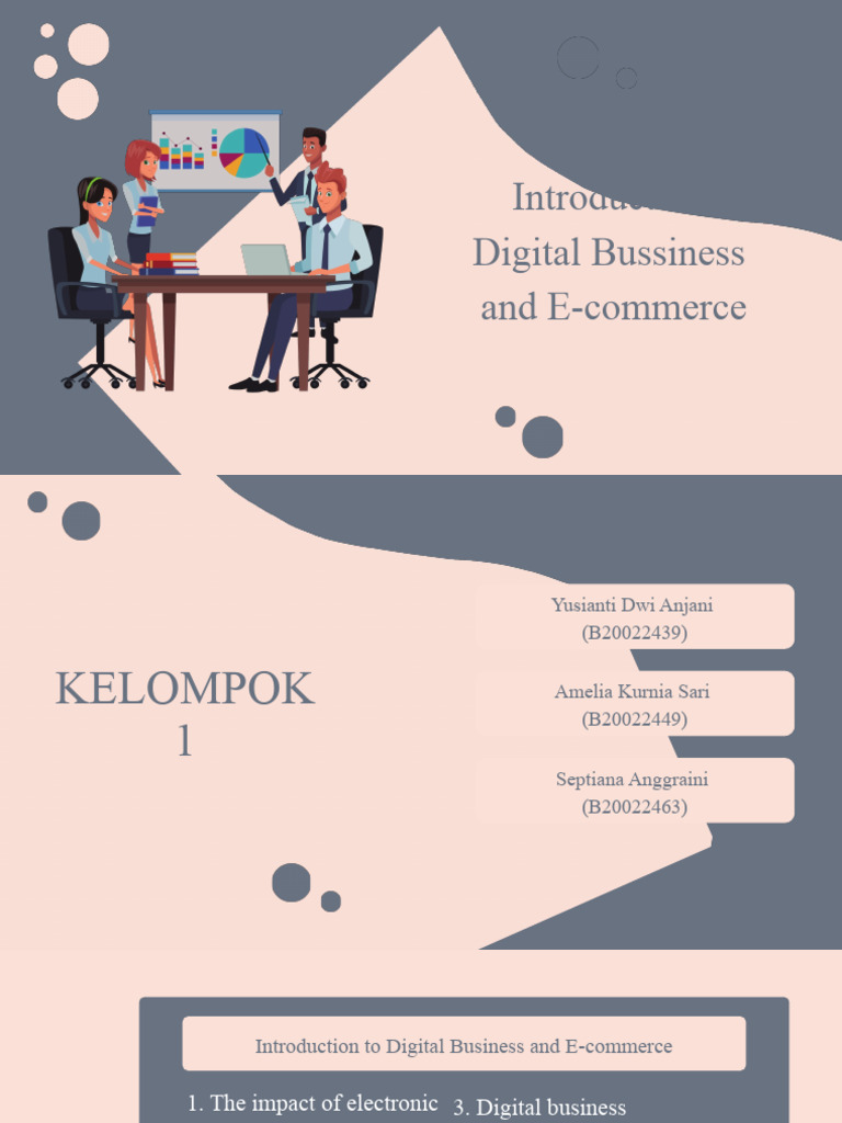 Kelompok 1 - Digital Bussines - Kelas H | PDF | E Commerce | Business Economics