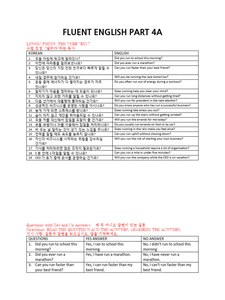 Fluent English - Part 4a Edited | PDF | Cakes