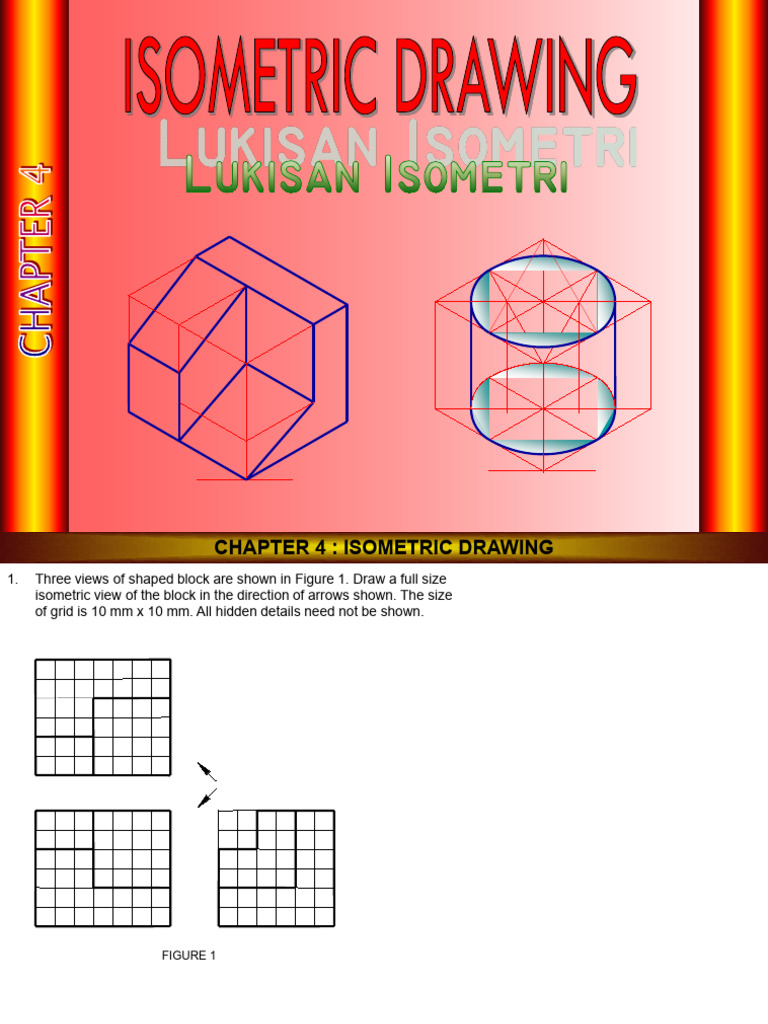 Latihan Isometrik | PDF | Technical Drawing | Illustration