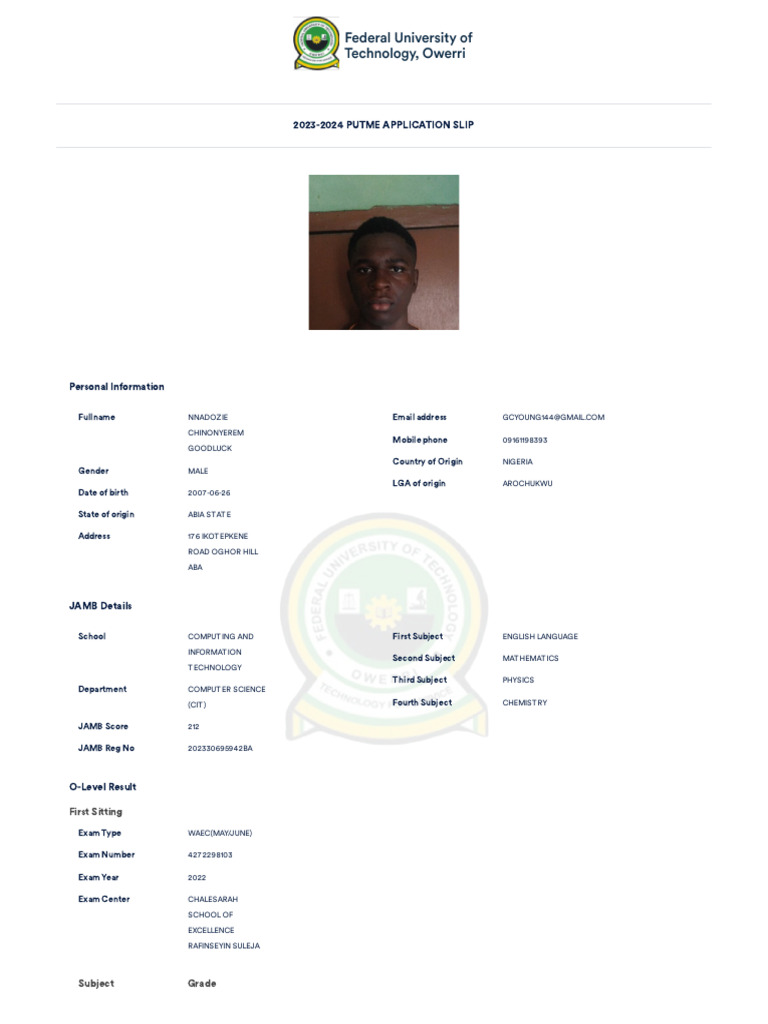 FUTO SM Core Portal (1) | PDF