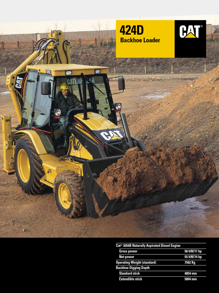 Data Sheets 424 D en (Af2) | PDF | Manual Transmission | Loader (Equipment)