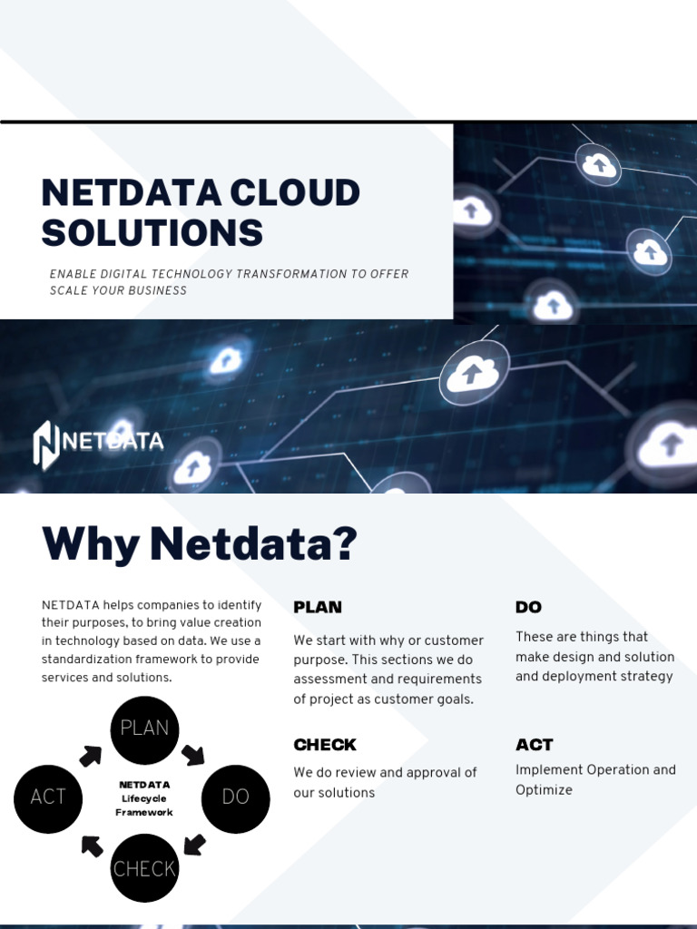 Netdata Cloud Solutions Pdf Cloud Computing Information And Communications Technology