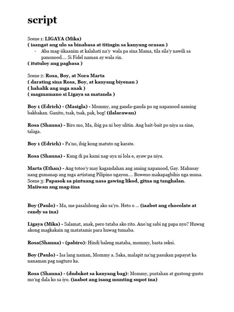 FIlipino Script | PDF