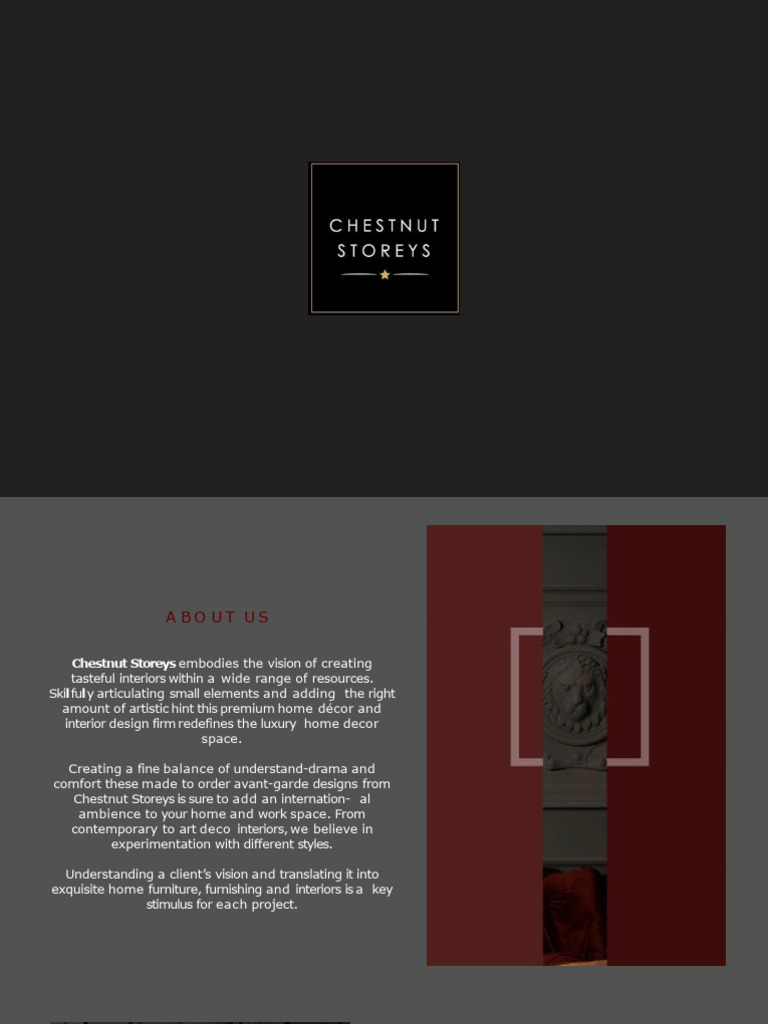 Chestnut Storeys Portfolio (F) | PDF | Interior Design | Aesthetics