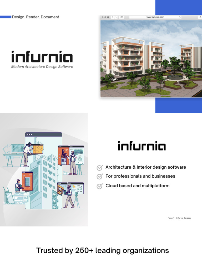 Infurnia Architecture Product Overview | PDF | 3 D Computer Graphics ...