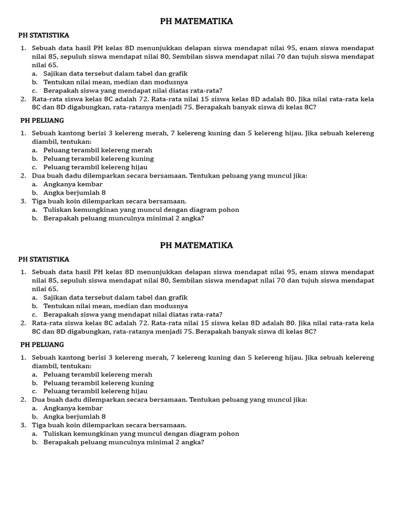 PH Matematika | PDF | Metode & Bahan Ajar | Seni