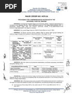 Wage Order NCR-23 | PDF