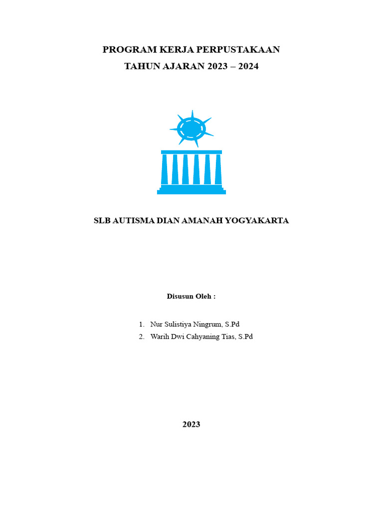 Program Kerja Perpustakaan | PDF