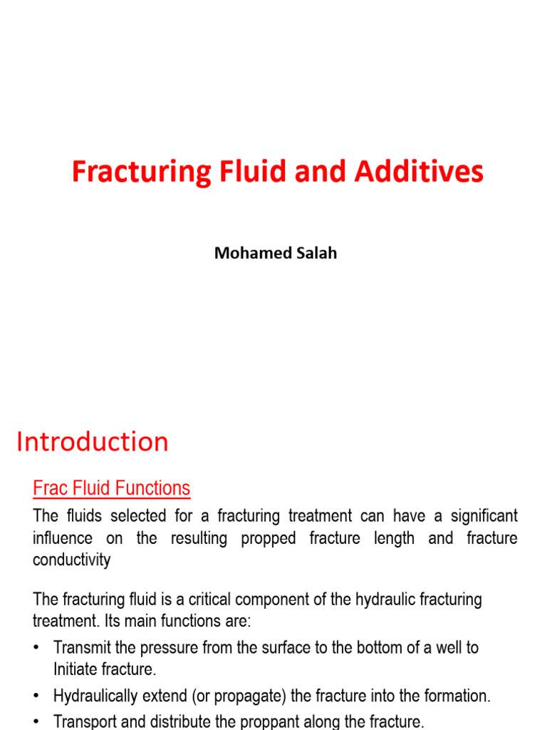 10 Frac Fluids & additives | PDF | Viscosity | Rheology