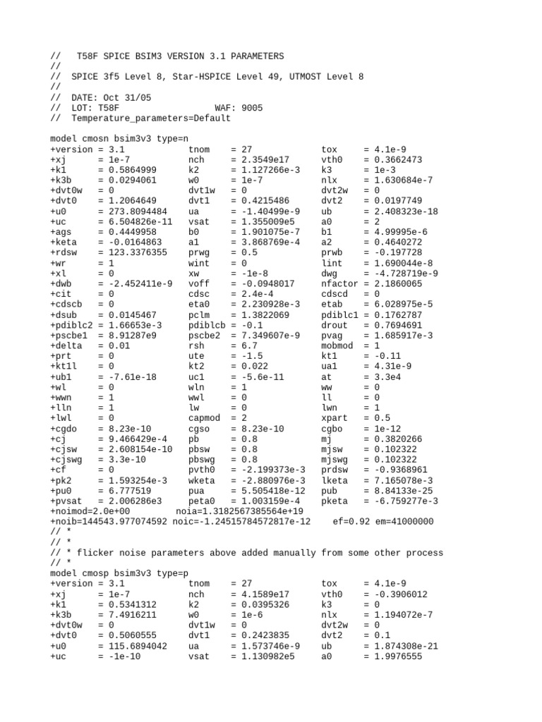 tsmc018 Scs | PDF | Signal Processing