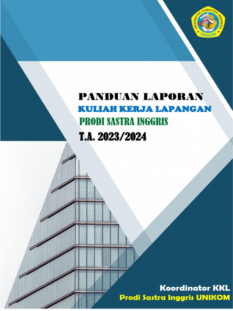 Pedoman Laporan KKL 2023-2024 | PDF