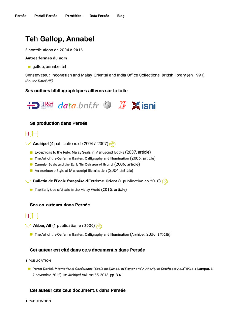 Annabel Teh Gallop: Malay Studies Expert | PDF | Indonesia | Southeast Asia