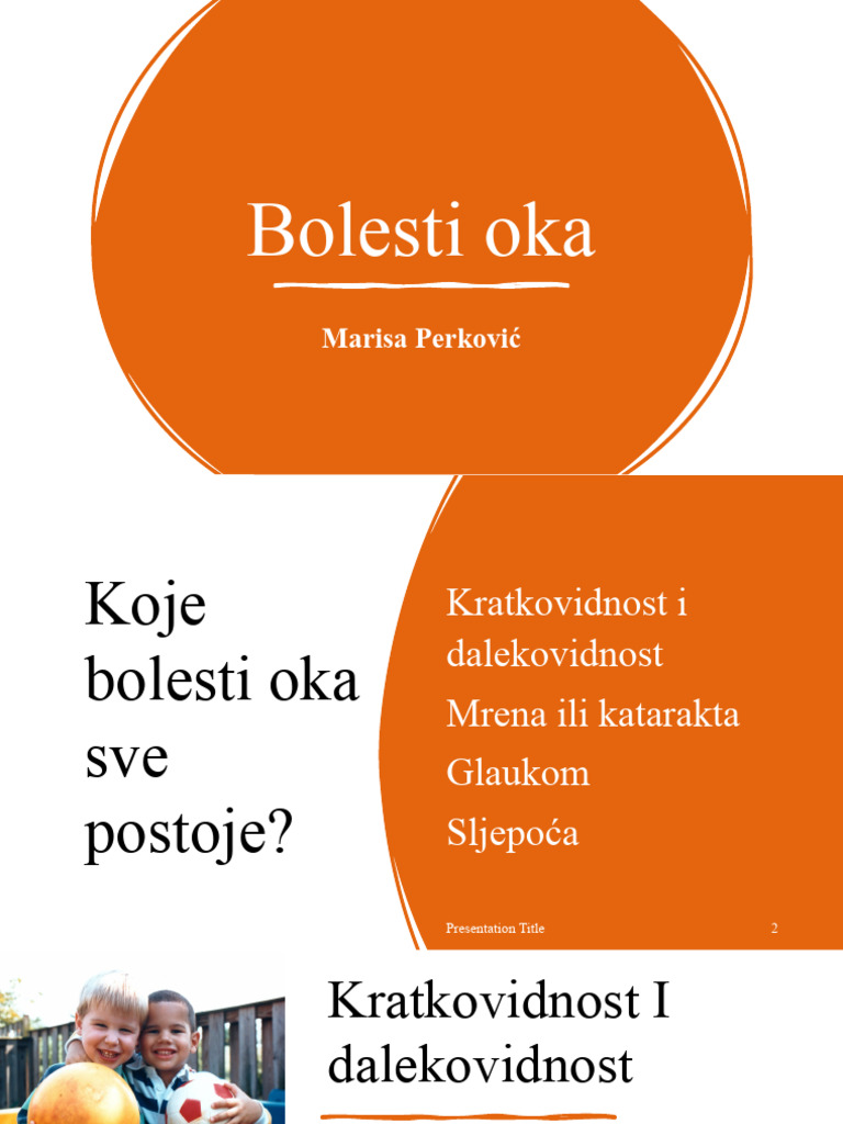 Bolesti Oka | PDF