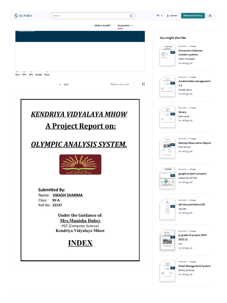 WWW Scribd Com Document 565971169 Vikash Sharma Ip Project Class 12 ...