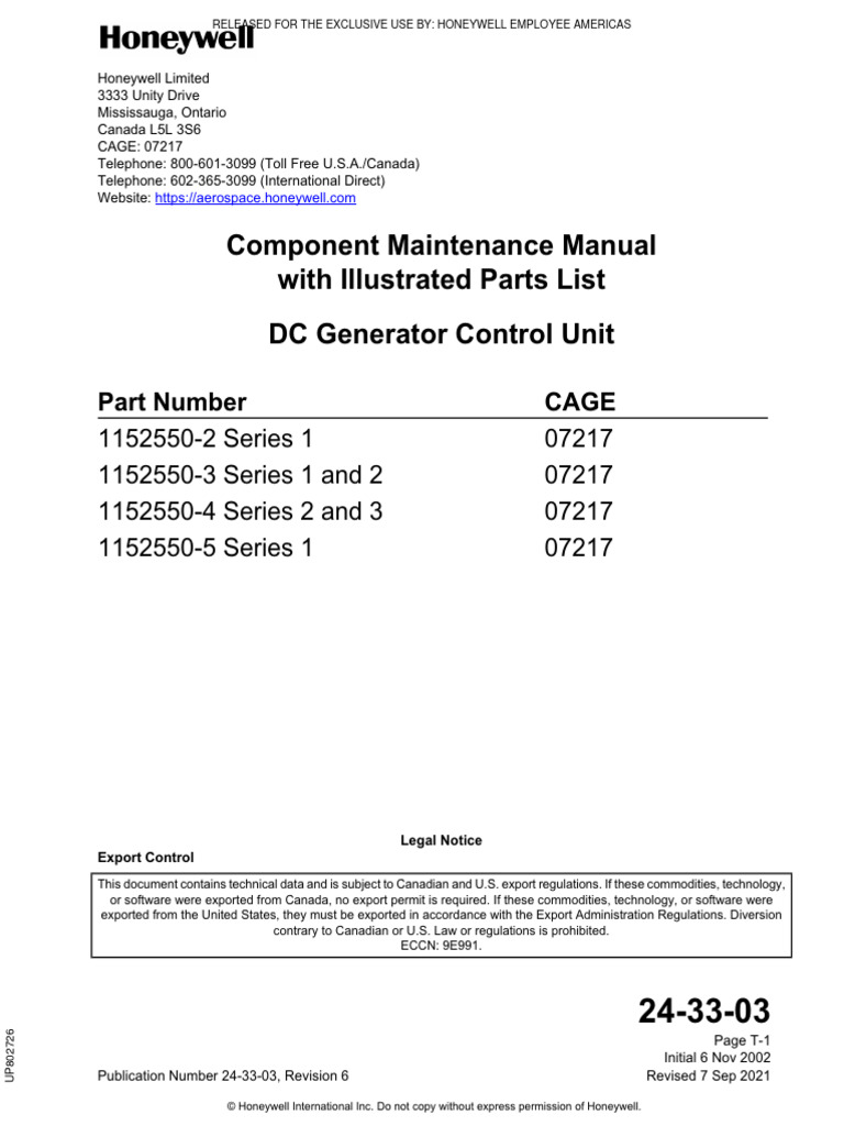 24-33-03 Component Maintenance Manual | PDF | Damages | License