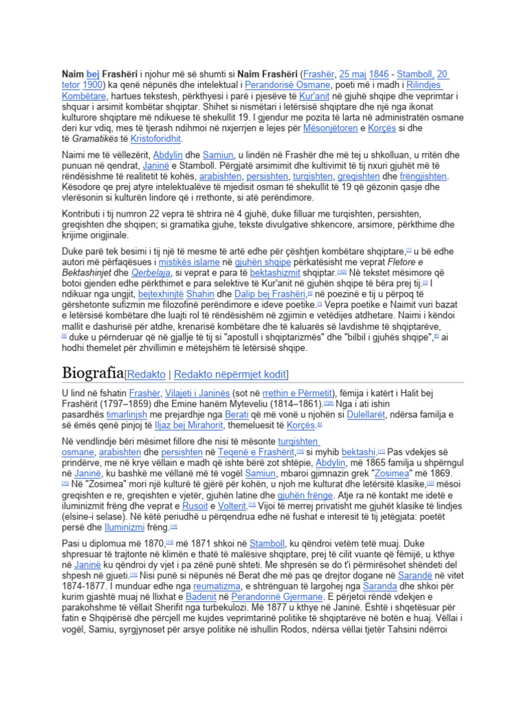 Naim Frasheri | PDF
