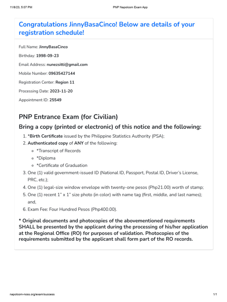 PNP Napolcom Exam App CincoJinny | PDF | Social Science