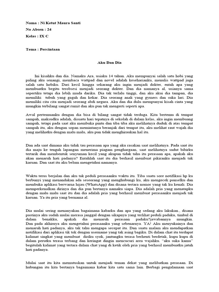 Aku Dan Dia By Maura Pdf