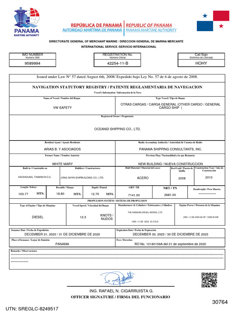 MV VW Safety - Registry | PDF