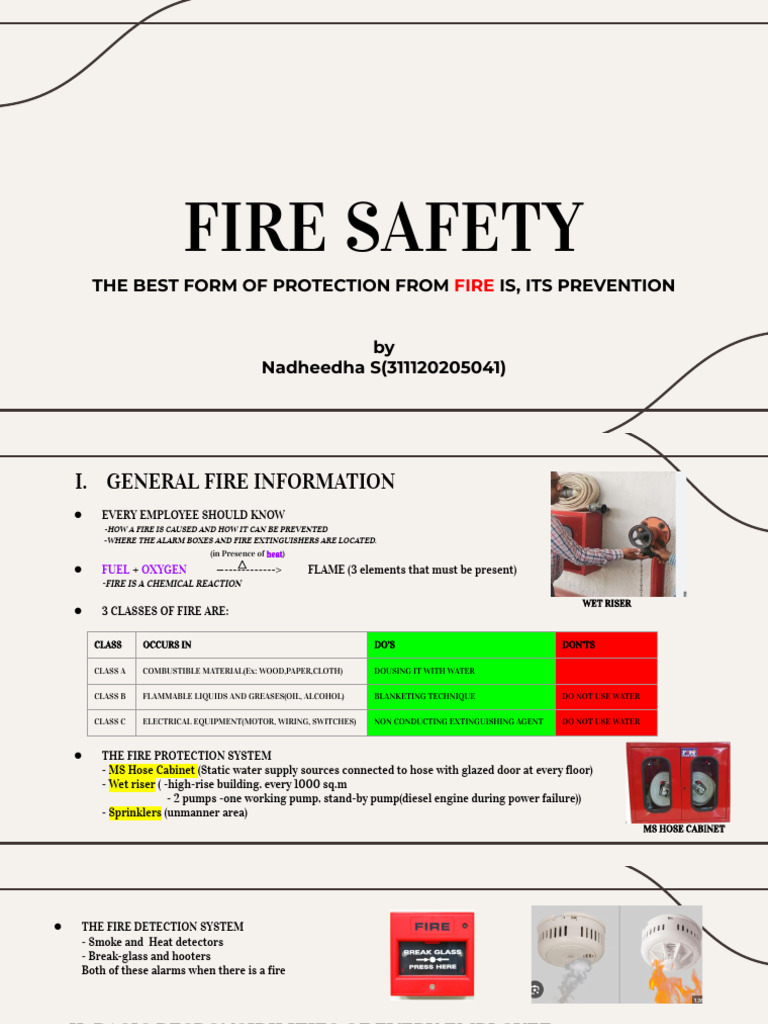 Fire Safety | PDF | Fires | Firefighting