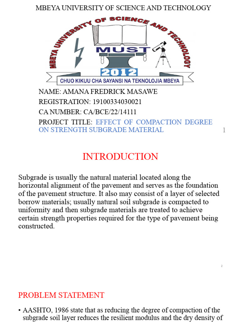 Amana Fredrick Masawe Presentation 1 | PDF | Materials | Horticulture