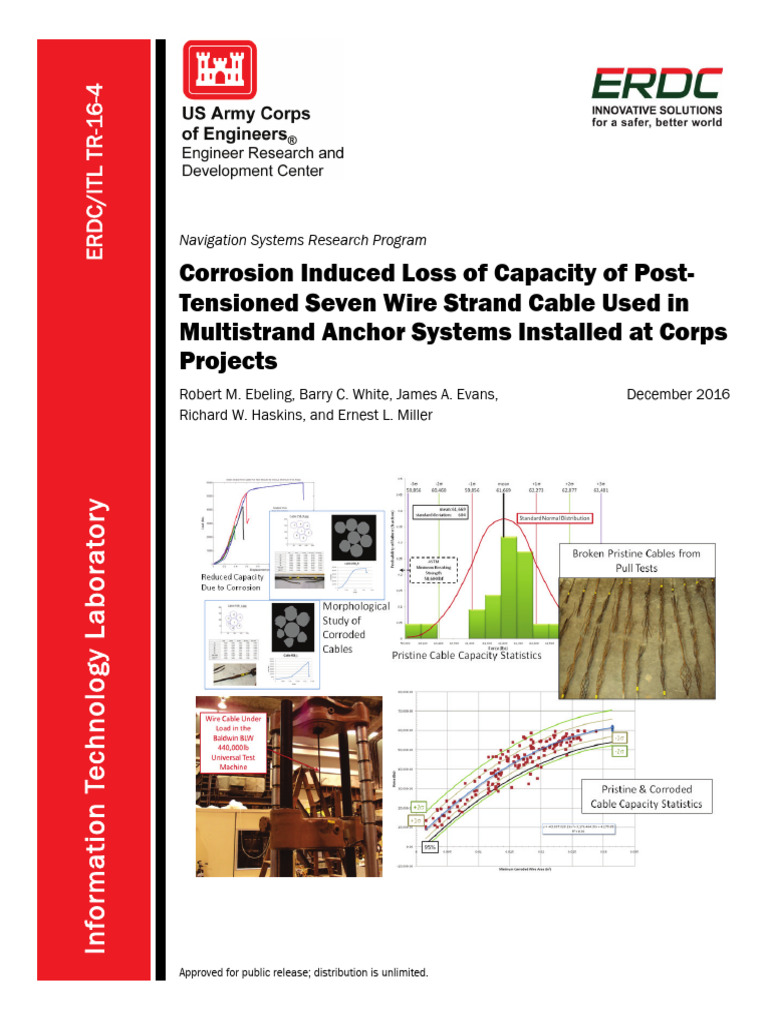 ERDC | PDF | Corrosion | Wire