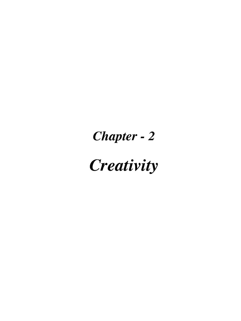07_chapter2 | PDF | Creativity | Brainstorming