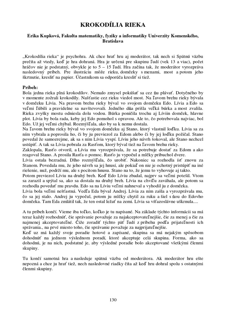 Krokodilia Rieka | PDF