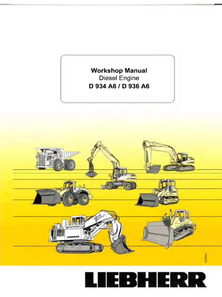 Руководство по ремонту дизельного двигателя D 934 A6-D939 A6 (Workshop ...