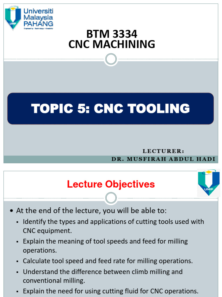 Chapter 5 - CNC Tooling | PDF | Drilling | Machining