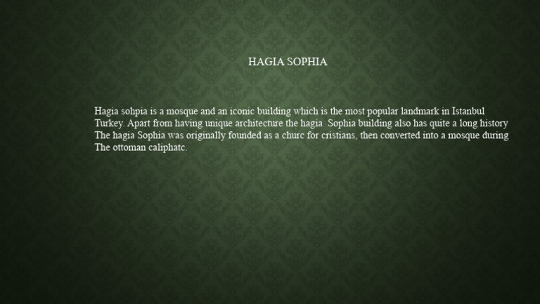 Hagia Sophia File Yando | PDF