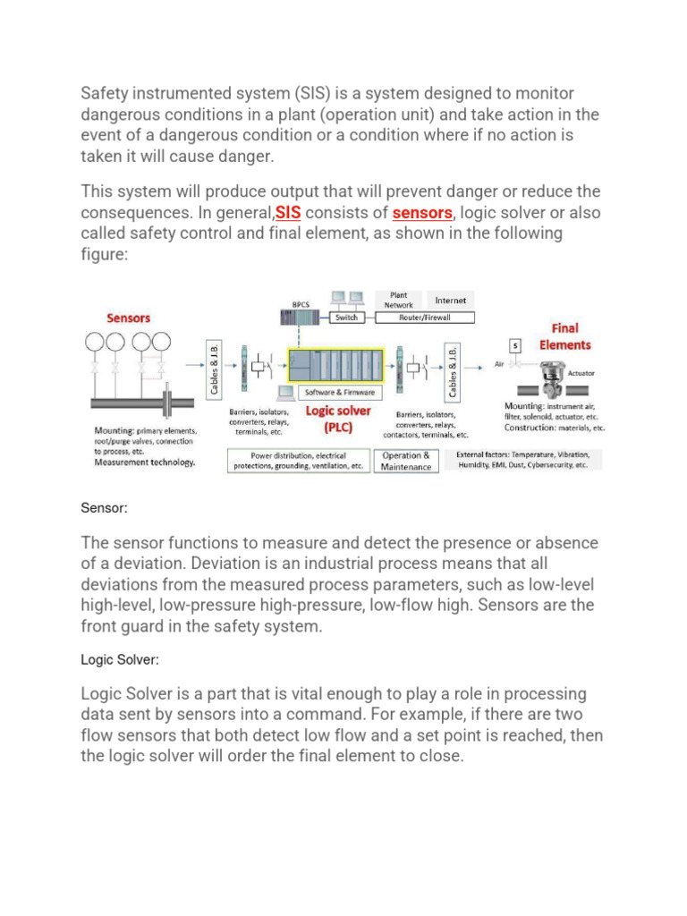 Safety Instrumented System SIS 1648555686 | PDF | Systems Theory ...