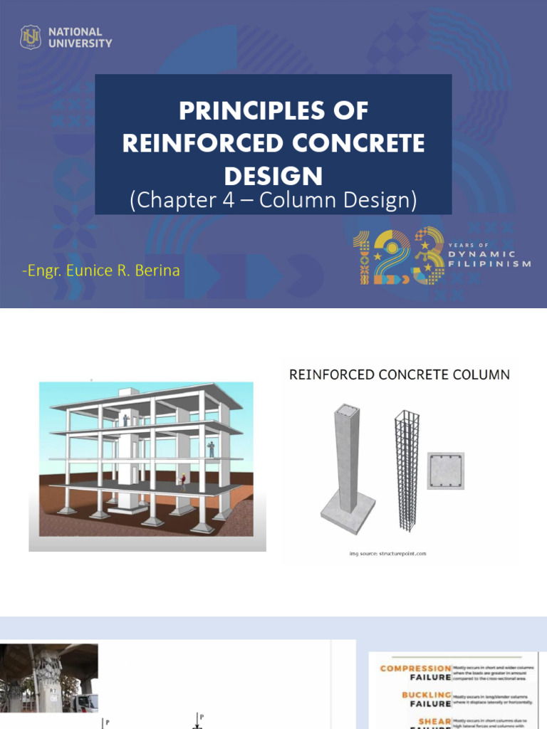LEC 4 Column Design | PDF | Technology & Engineering