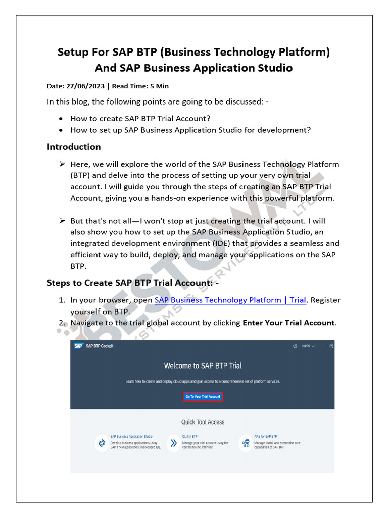 SAP BTP (Part - 3) | Download Free PDF | Business Software | Software Engineering