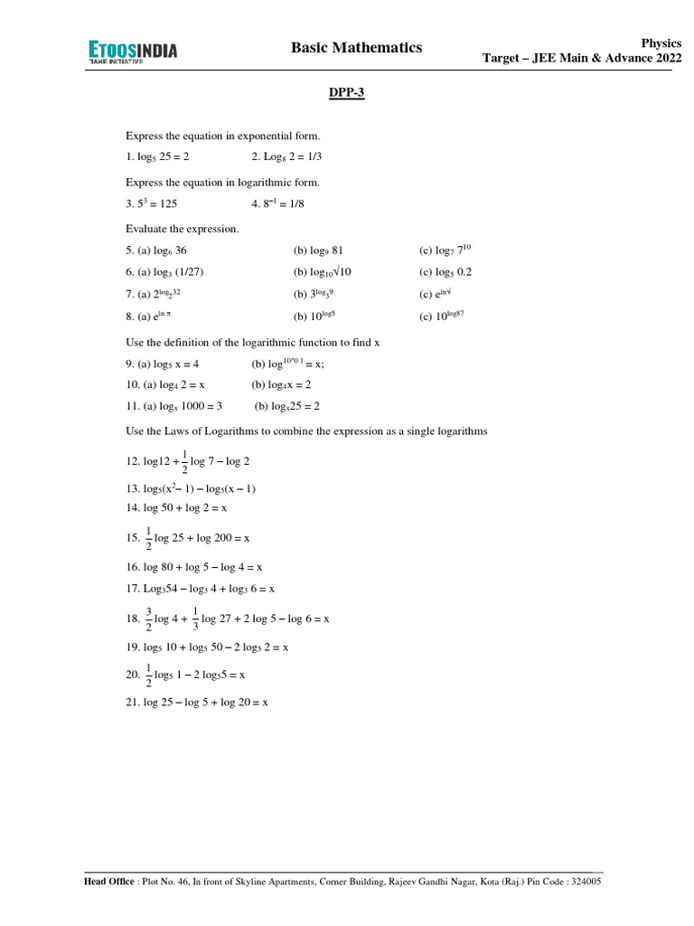 4 - Basic Maths and Error Analysis - 501552 | PDF