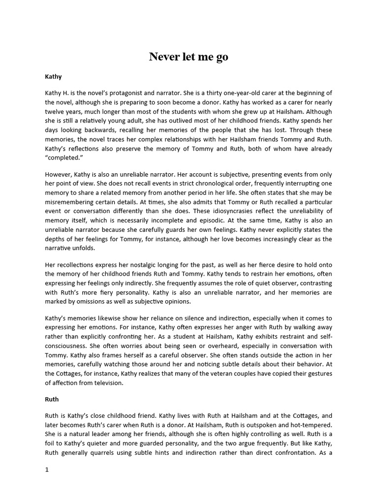 Never Let Me Go | PDF