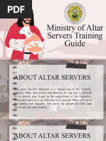 Alter Server Training Manual | PDF | Eucharist | Altar