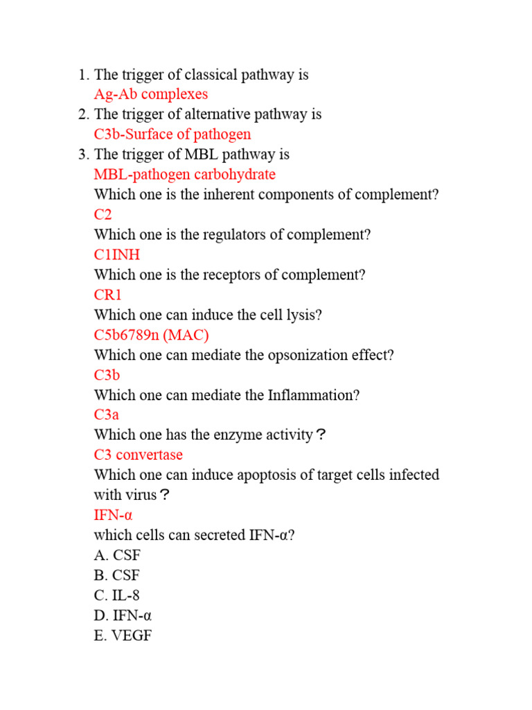 Immunology Q&A: Key Concepts Explained | PDF | Immune System | Antibody