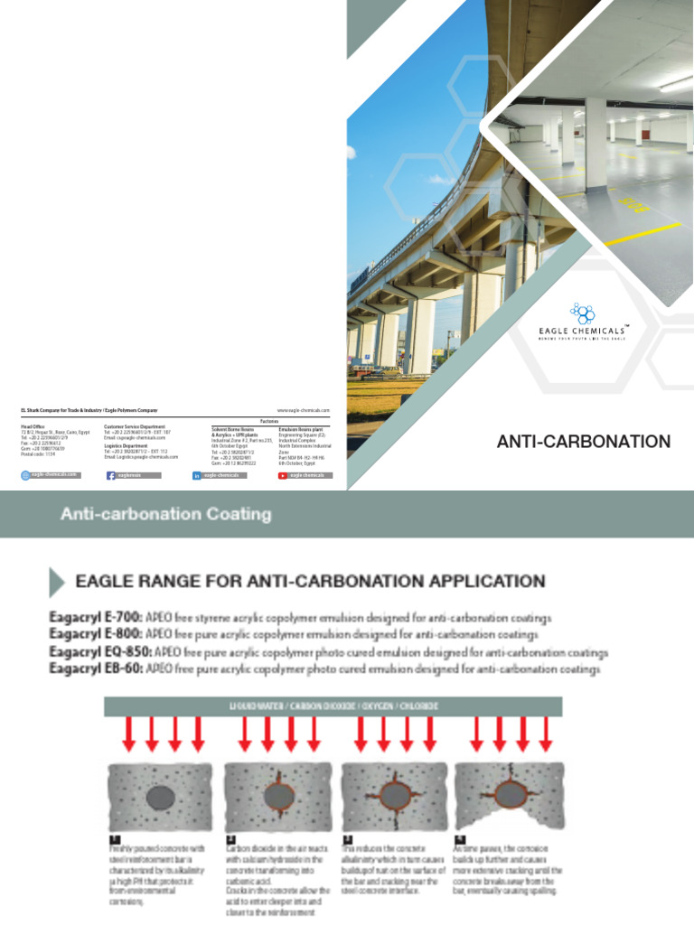 Anti Carbonation | PDF | Concrete | Coating