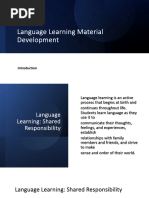 Developing Teaching and Learning Materials | PDF | Cognition | Learning