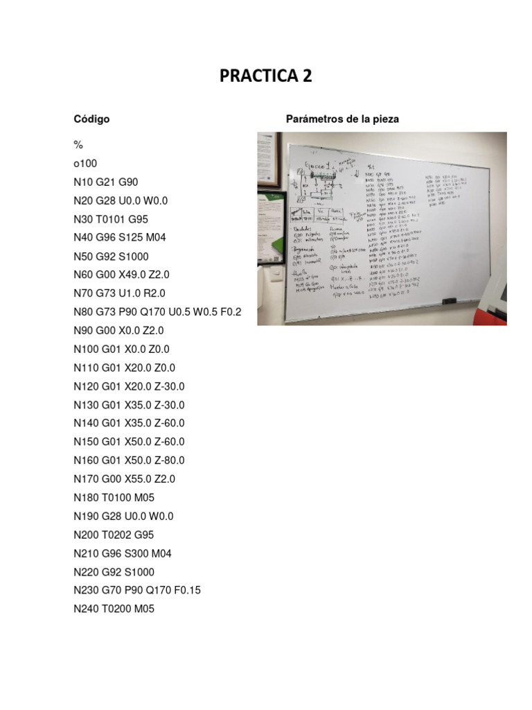 Practica-2 CNC | PDF