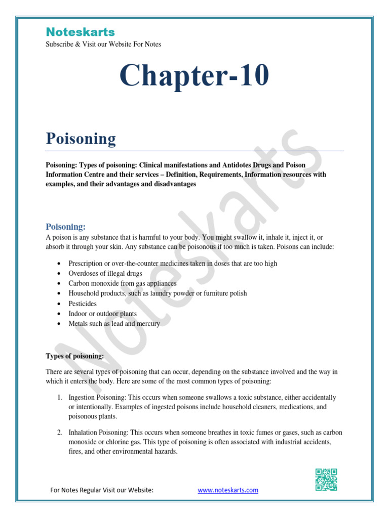 Chapter 10 Hospital Pharmacy Notes Complete Notes by Noteskarts Acc To ...