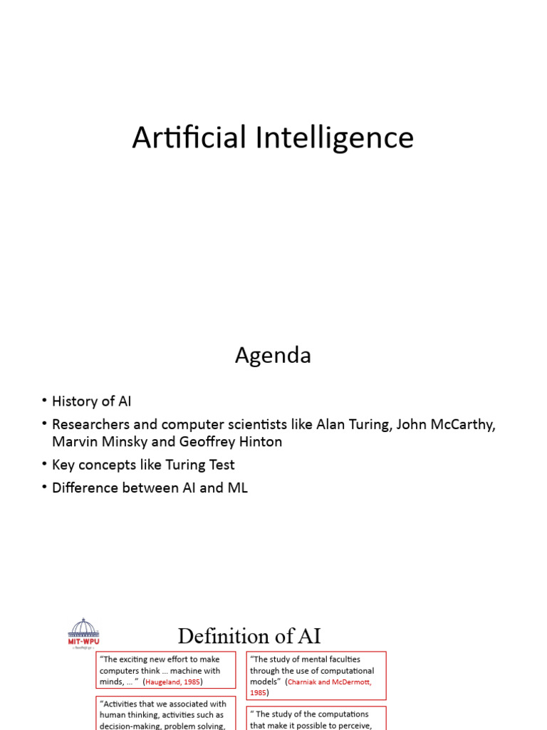 Artificial Intelligence Foundations | PDF | Artificial Intelligence ...