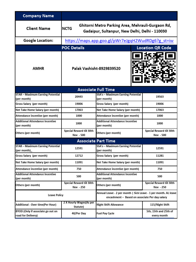 Handslip NCTG Regular | PDF | Salary | Employee Relations