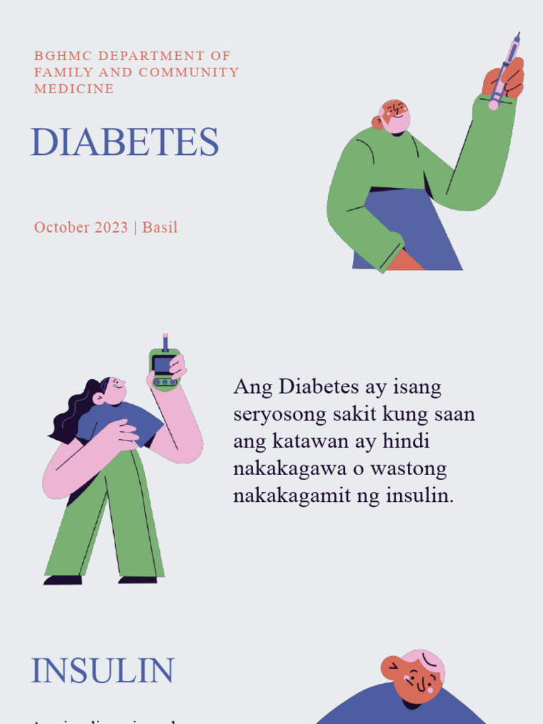 BGHMC Department of Familyand Community Medicine: Diabetes | PDF