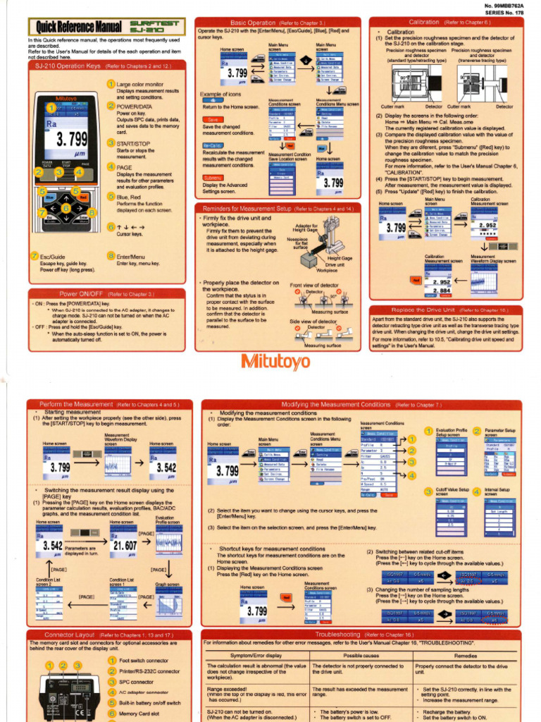 Surface Roughness Tester Mitutoyo-Compressed | PDF