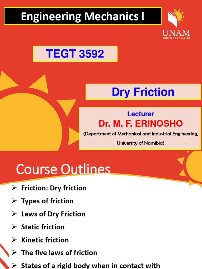 Dry Friction 2021 | PDF | Friction | Force